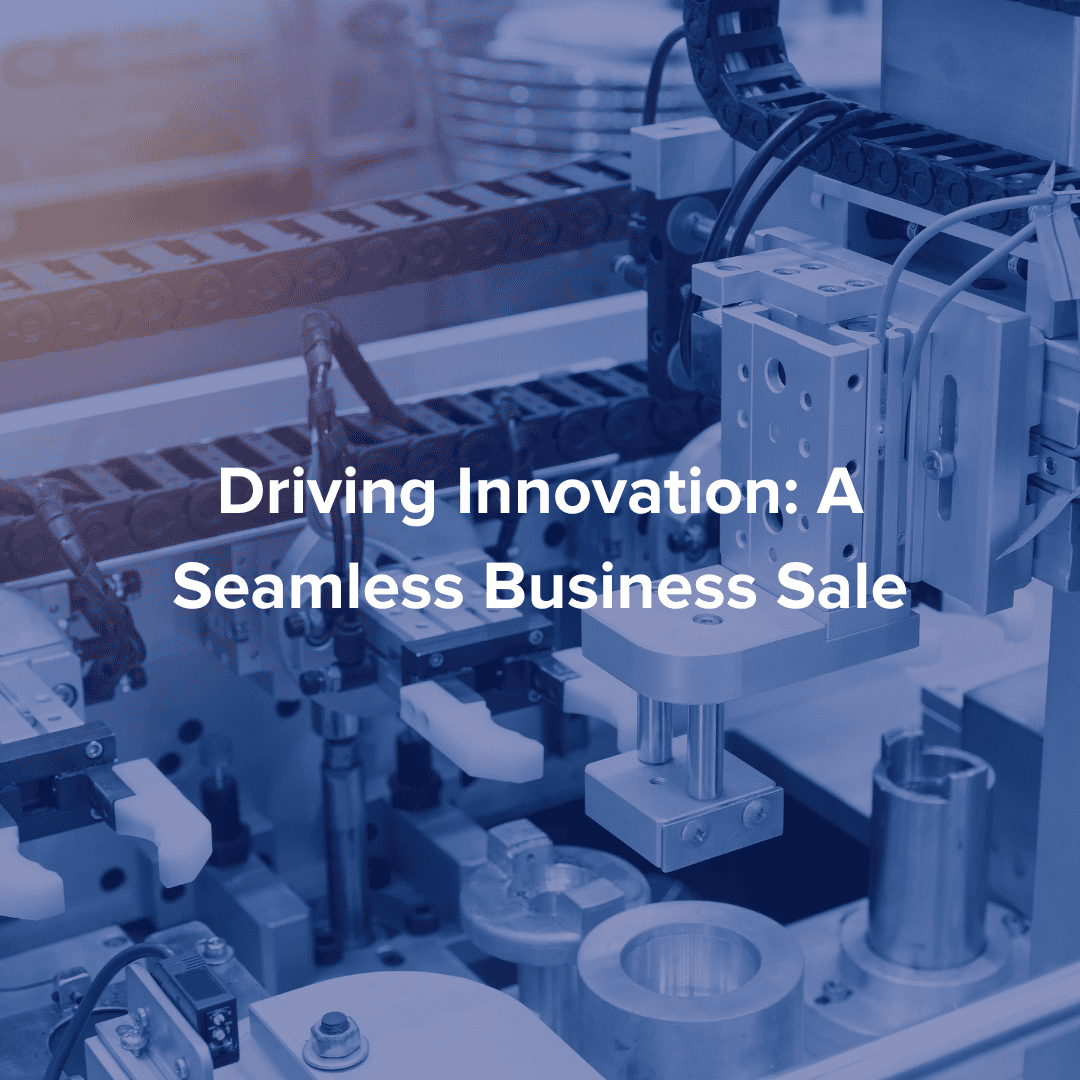 Sale of a renowned manufacturer and supplier of pneumatic and hydraulic ...